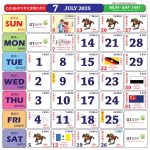 Kalendar Kuda 2025: Tarikh Cuti Umum Malaysia Dan Cuti Sekolah